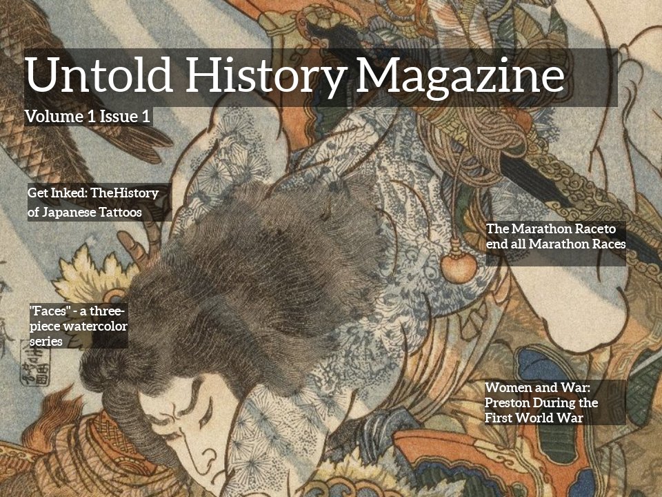 Cover - Untold History Mag Issue 1